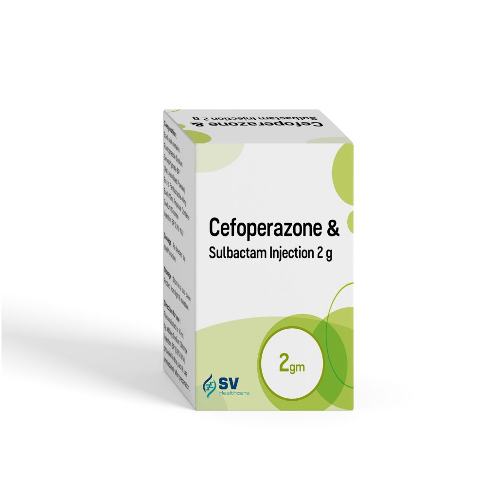 Cefoperazone & Sulbactum Injection - S V Healthcare