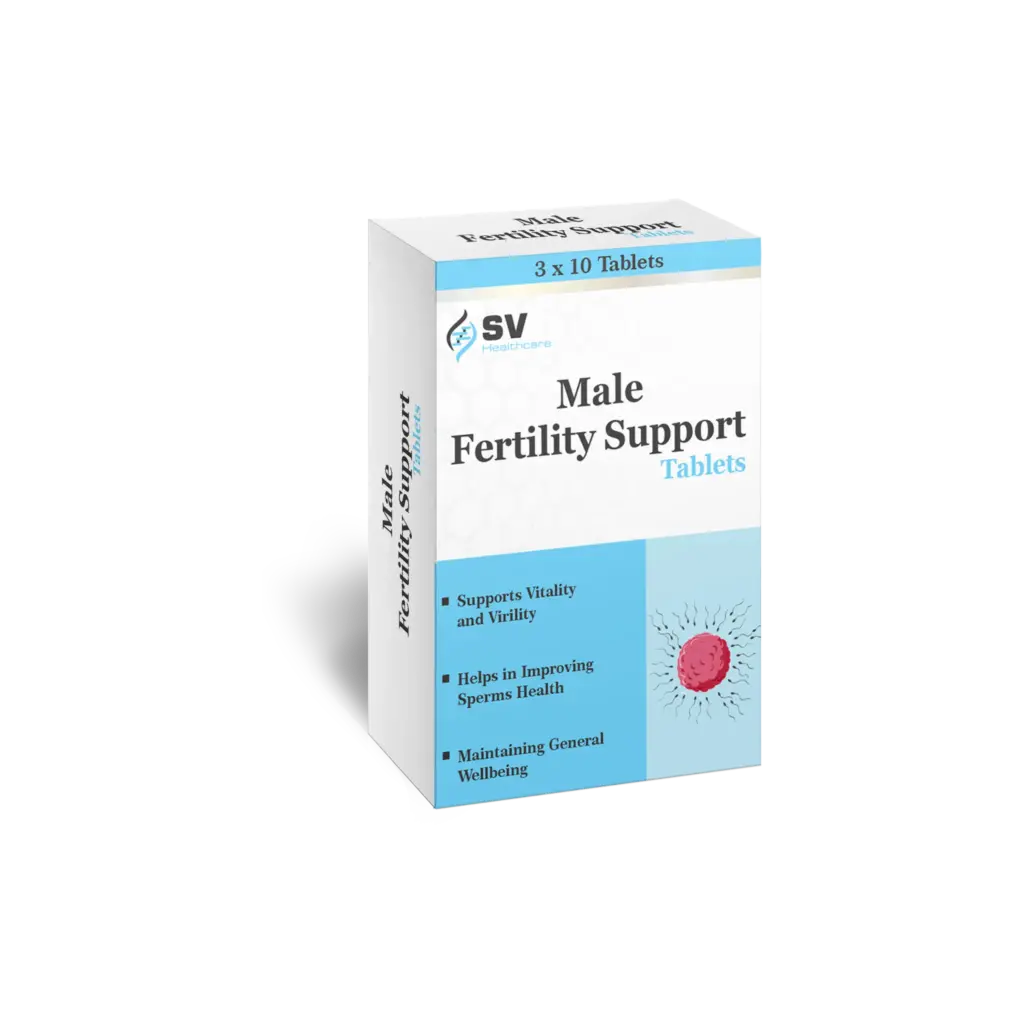 Male Fertility Support Tablets - S V Healthcare