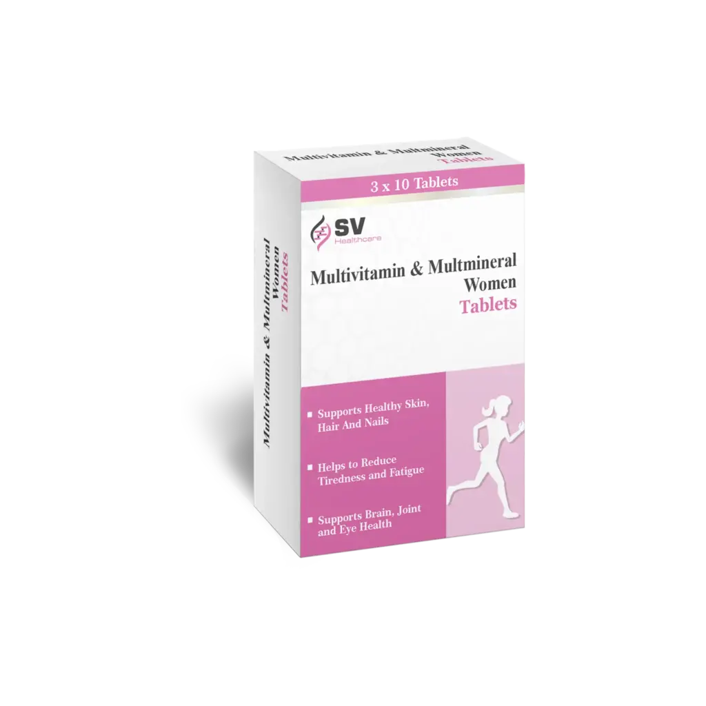 Multivitamin & Multimineral Women Tablets - S V Healthcare